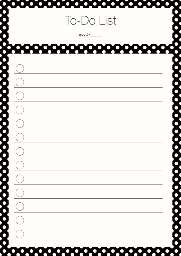 To Do List Freebie - Kathie's Cloud